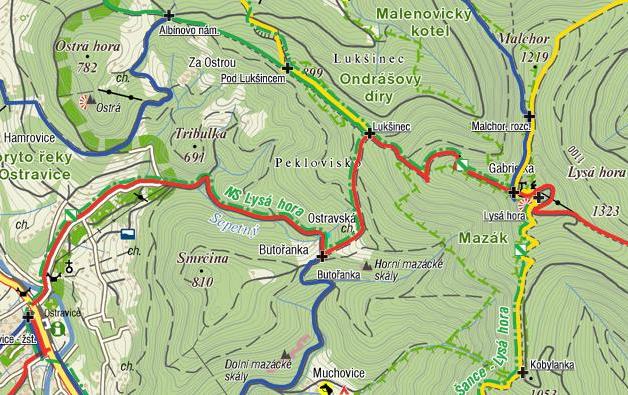 Trasy :: Beskydy a Žermanická přehrada